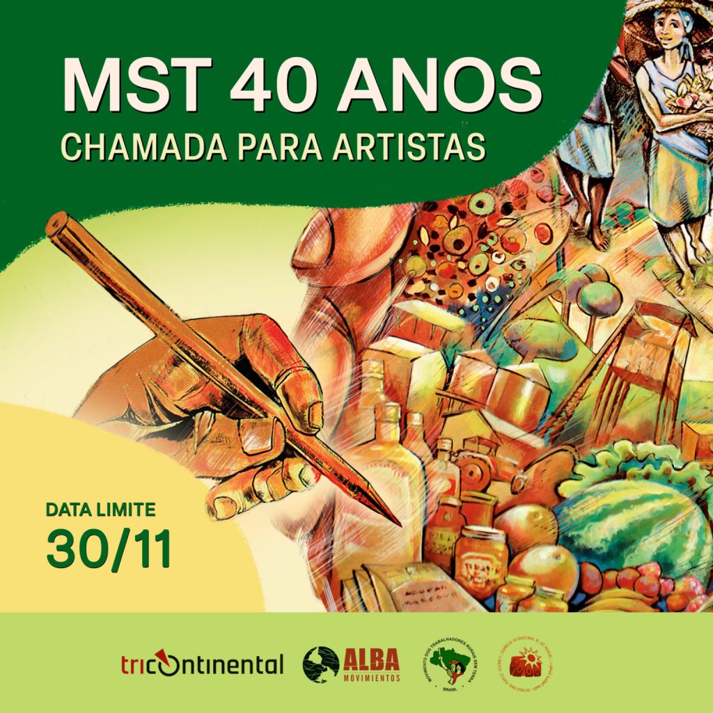 MST 40 Anos Chamada Para Artistas MST